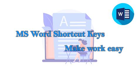 Ms Word Shortcut Keys Boost Your Productivity 2025
