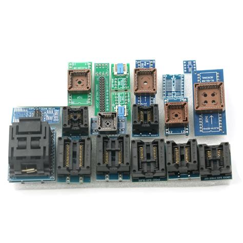 XGECU T48 30 Adapters XGECU 100 Original ECU Programmer TL866 3G Full Adapters EEPROM Universal
