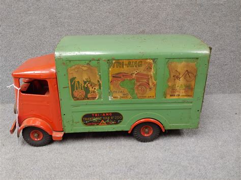 At Auction Vintage Triang Series Transport Van No 200 Lines Bros Limited