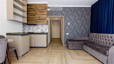 295 ლარად სტუდიოს ტიპის აპარტამენტი 2 პერსონაზე პანორამა კვარიათ ში