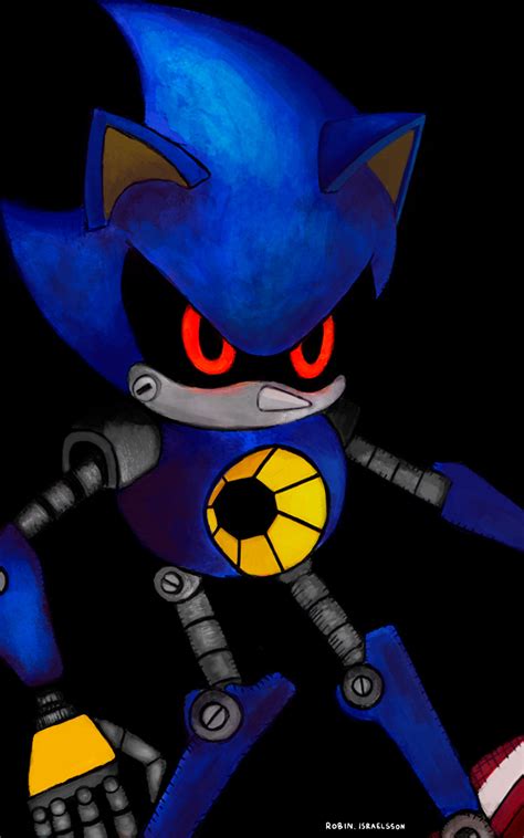 Metal Sonic By Rubbe On Deviantart
