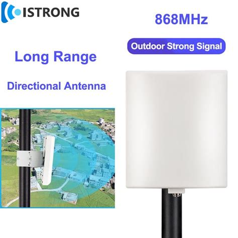 Outdoor Long Range Directional Flat Plate Antenna 868mhz 915mhz Amplifier Professional Pro
