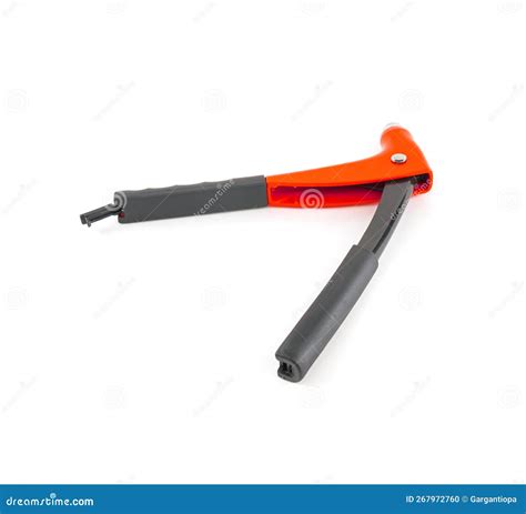 Hand Rivet Pliers Is Tool For Attaching Riveter Stock Photo Image Of Industry Construct