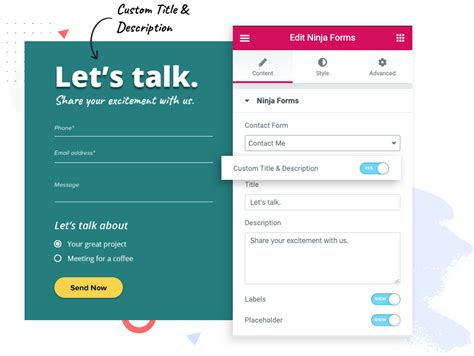 Ninja Forms Widget For Elementor Powerpack Addons For Elementor