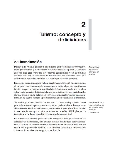 Bo Turismo Concepto Y Definiciones Omt Pdf