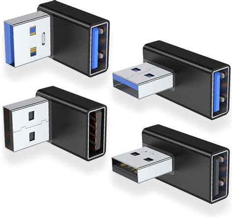 Amazon Com Degree Right Angle USB Male To Female Expansion Adapter Supports Data