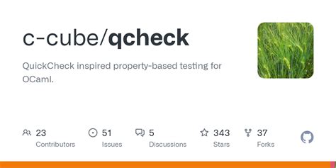 github c cube qcheck quickcheck inspired property based testing for