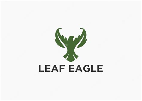 Premium Vector Eagle And Leaf Logo Design Vector Silhouette Illustration