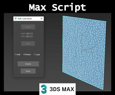 Artstation 3ds Max Script Wall Explode Easy Script Resources