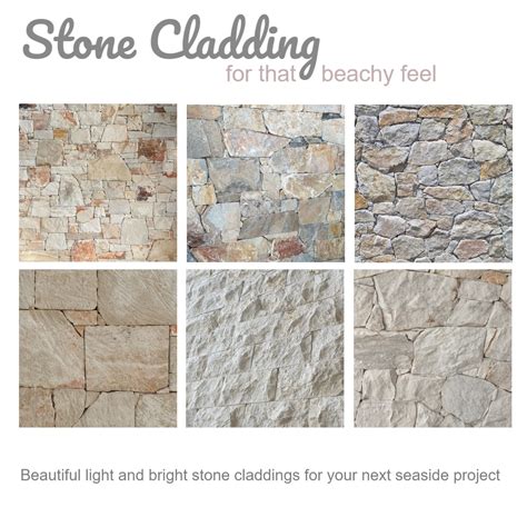 Stone Cladding For That Beachy Feel Interior Design Mood Board By Haus
