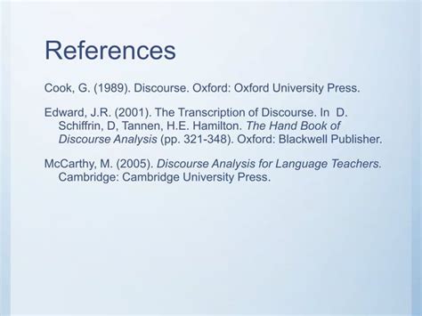 Discourse Structure As Process Pptx