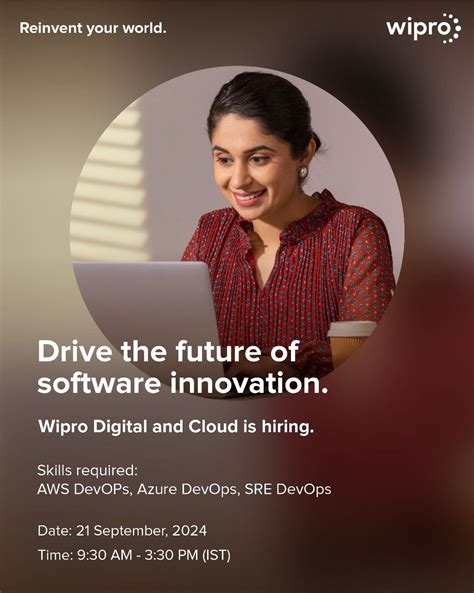 Join A Team That Champions Innovation And Continuous Growth Wipro Is