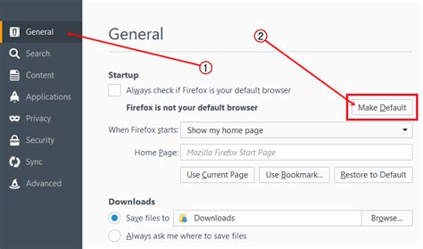 Cara Setting Mozilla Firefox Menjadi Browser Default Menit Info