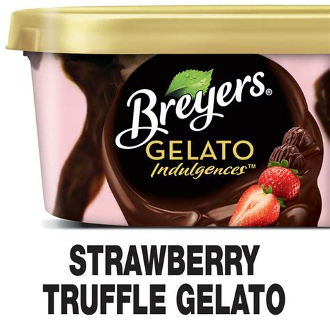 Breyers Gelato Indulgences Strawberry Truffle 285 Oz Delivery Or