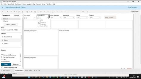 How To Add A Reset Filters Button In Tableau