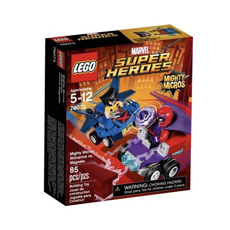 Lego Marvel 76073 Mighty Micros Wolverine Vs Magneto Shopee Thailand