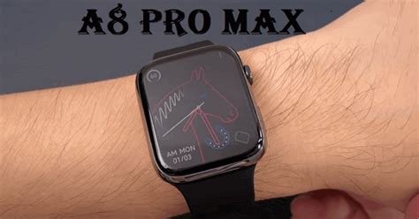 A8 Pro Max SmartWatch: Apple Watch Series 8 Clone - Chinese Smartwatches