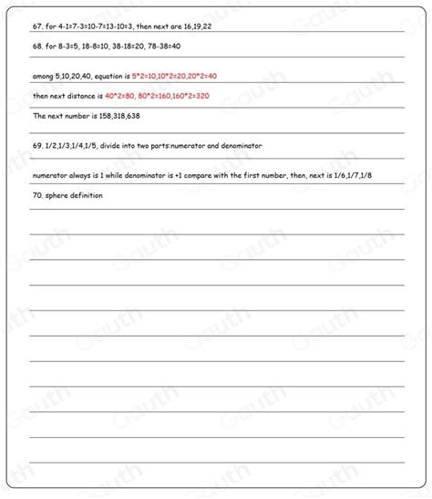 Solved 67 69 Find The Next Three Terms In Each Sequence 67 1 4