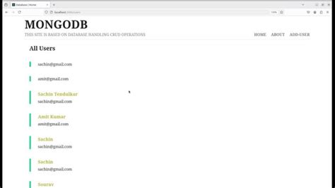 Sanjay Mahajan On Linkedin Node Js And Mongodb Atlas Crud Operations Best