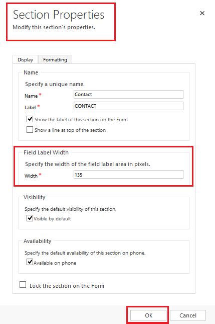 How To Increase Label Width In Dynamics CRM Microsoft Dynamics 365 CRM Tips And Tricks