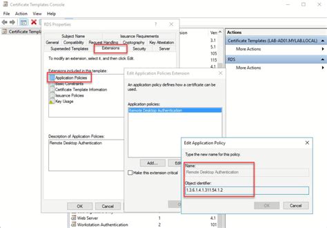 replace rdp default self sign certificate aventistech
