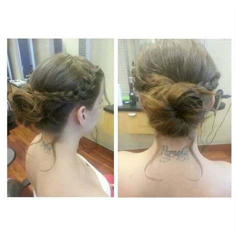 Messy Braided Updo For Short Hair Braided Updo For Short Hair Short Hair Updo Short Hair Styles