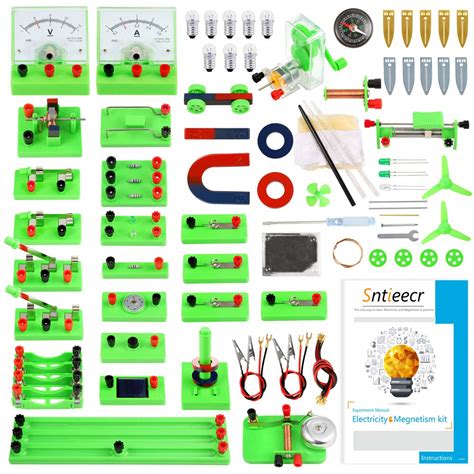 Sntieecr Stem Physics Electric Circuit Learning Starter Kit Science Lab Basic Electricity