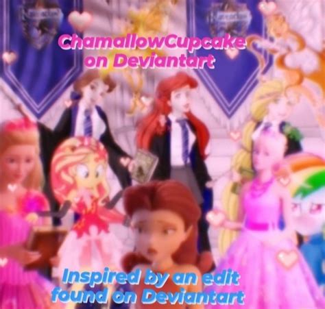 Disney Winx Mlp And Barbie Universes At Hogwarts By Chamallowcupcake On Deviantart