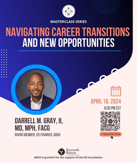 Navigating Career Transitions And New Opportunities Masterclass Abgh