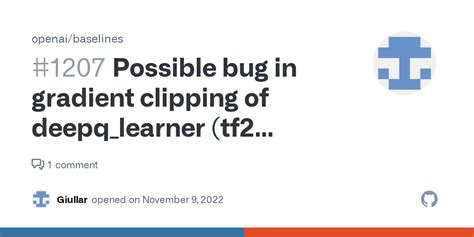Possible Bug In Gradient Clipping Of Deepqlearner Tf2 Branch · Issue