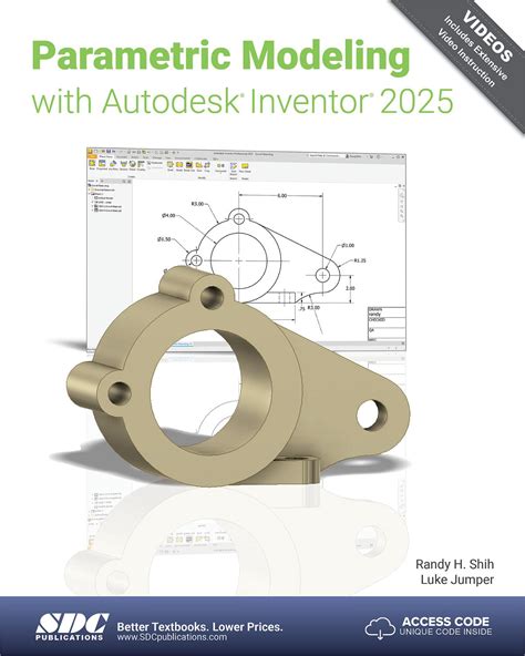 Parametric Modeling With Autodesk Inventor 2025 Book 9781630576585 SDC Publications
