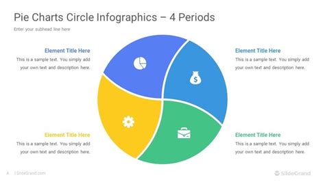 Pie Charts Circle Infographics PowerPoint Template Designs SlideGrand Infographic