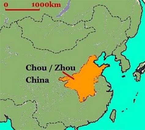 Zhou Dynasty Map Eastern And Western