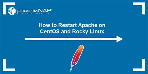 how to restart apache on centos and rocky linux