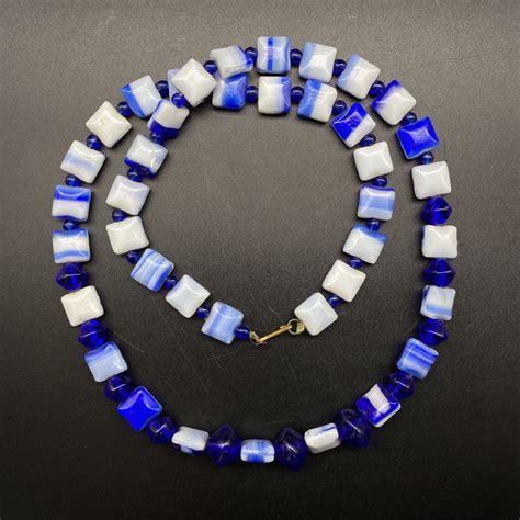 Бусы винтажные с бусинами разного размера стекло бисер СССР 1980 1990 купить по низким ценам