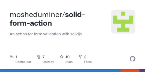 Github Mosheduminersolid Form Action An Action For Form Validation