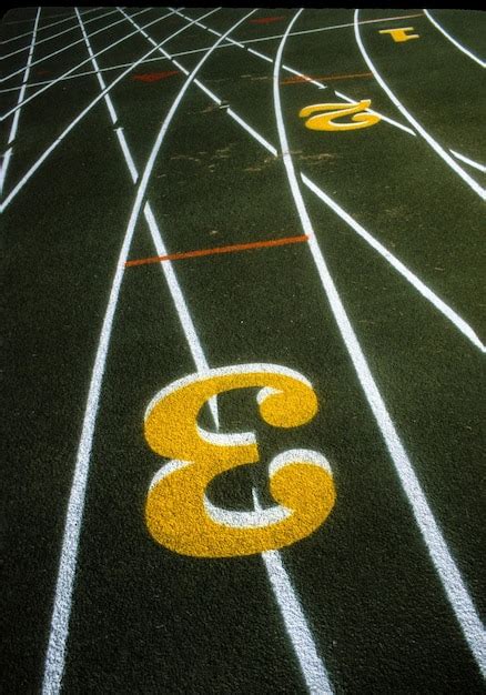 Premium Photo View Of Number On Running Track