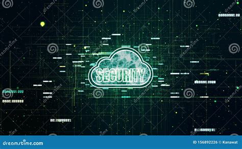 Technology Digital Data Network Connection Secure Data Network Digital Cloud Computing Cyber