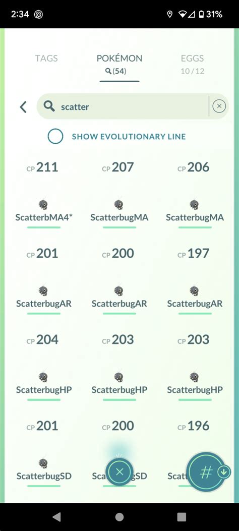 I Did It Scatterbugs Complete Rpokemongo