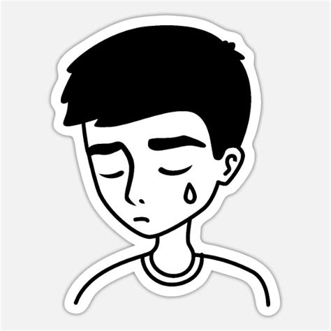 Verdrietige Jongen Clipart Zwart Wit Kleine Jongen Verdrietig Lafaard
