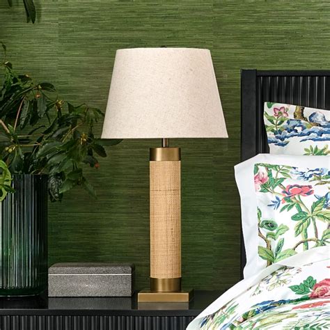 Raffia Table Lamp Williams Sonoma