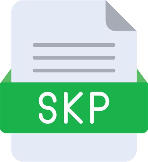 Skp File Format Line Icon 28642732 Vector Art At Vecteezy