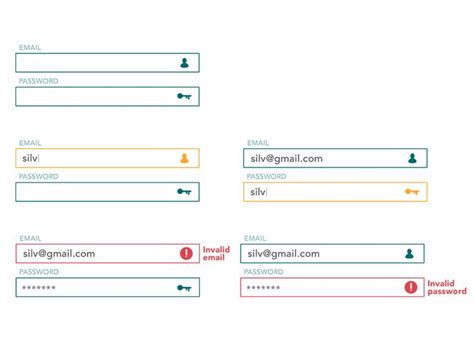 Input Error Gui Design Error Ui Design