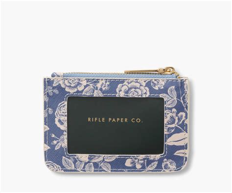 Key Ring Card Case English Rose Rifle Paper Co