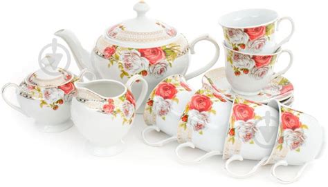 ᐉ Сервіз чайний Каріна 15 предметів на 6 персон • Краща ціна в Києві Україні • Купити в Епіцентр