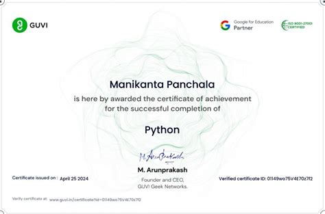 Panchala Manikanta On Linkedin Hello Everyone 🙋 Python Enthusiast🌟