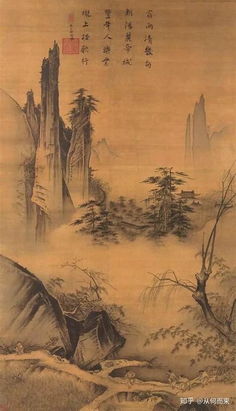 走进南宋四家的山水世界 知乎