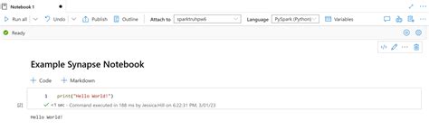Notebooks In Azure Synapse Analytics Endjin
