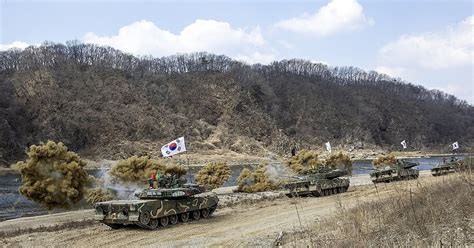 육군 5공병여단 한미 연합 제병협동 도하훈련