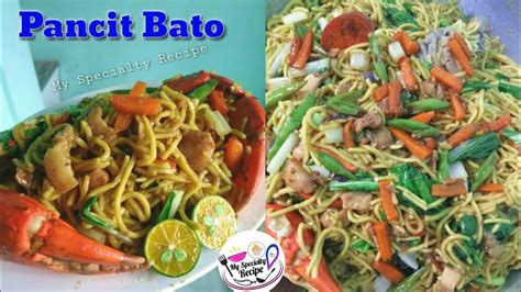 How To Cook Pancit Bato Bicol Specialty Recipe Pancit Bato Pancit